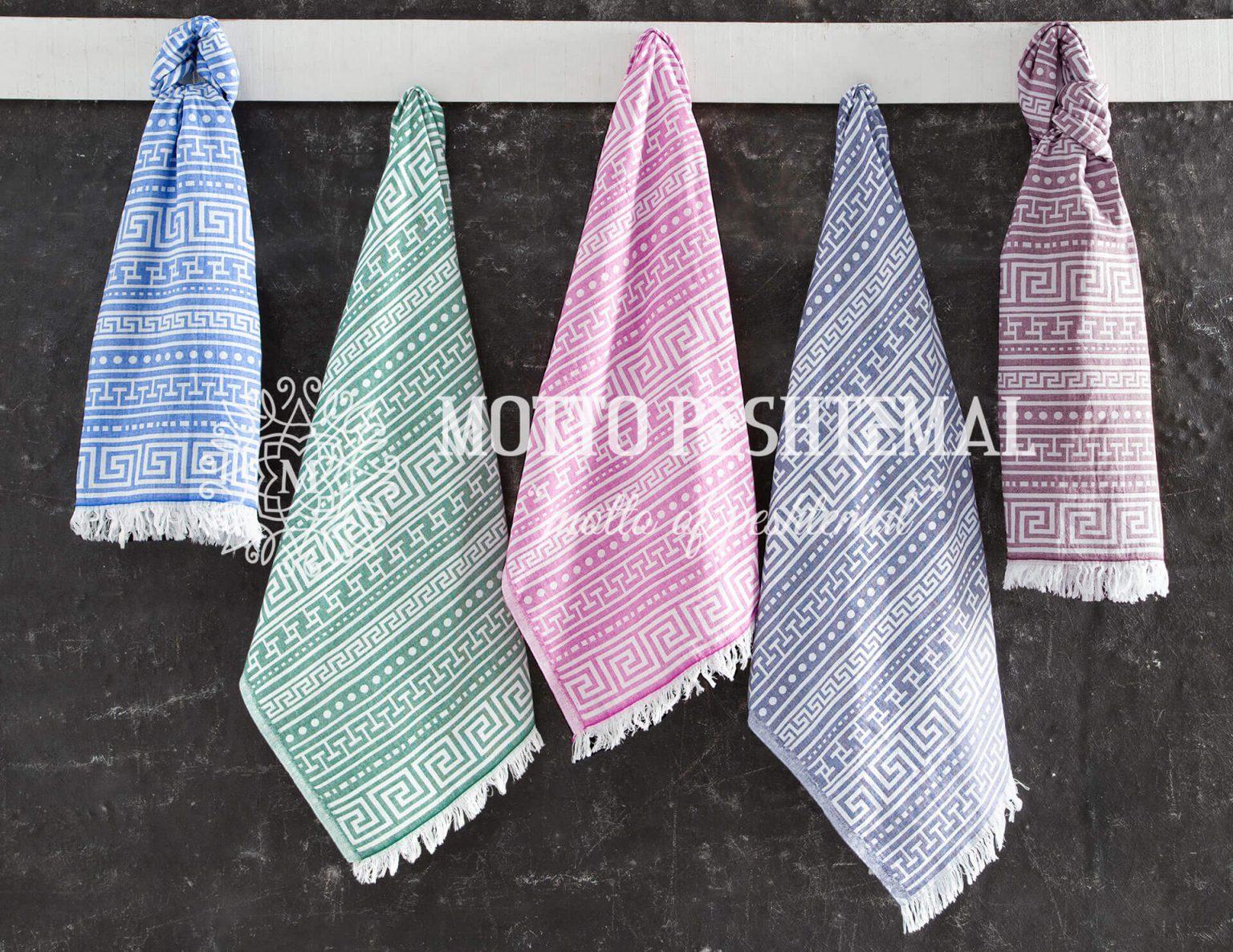 Antique Greek Hammam Towel - Motto Peshtemal